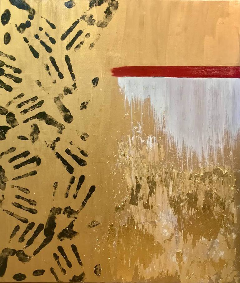 Way to the golden top Painting by Anastasia Smolyaga | Saatchi Art