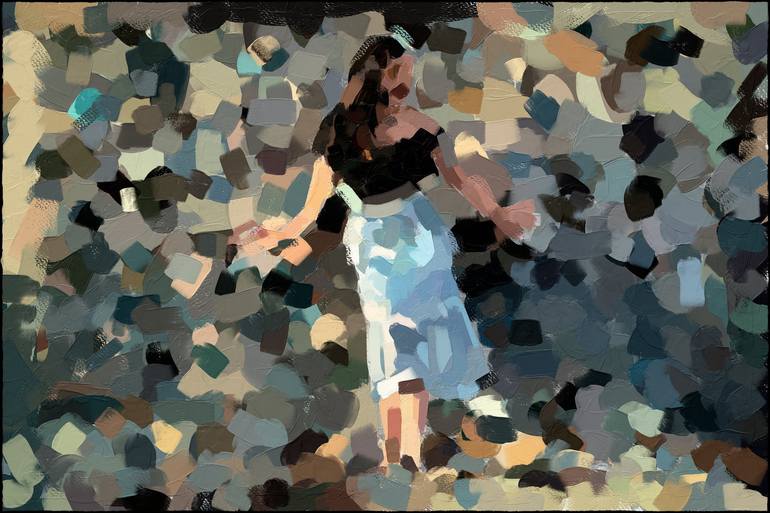 Impressionistic - Lady I Painting by Omid Gohardani | Saatchi Art