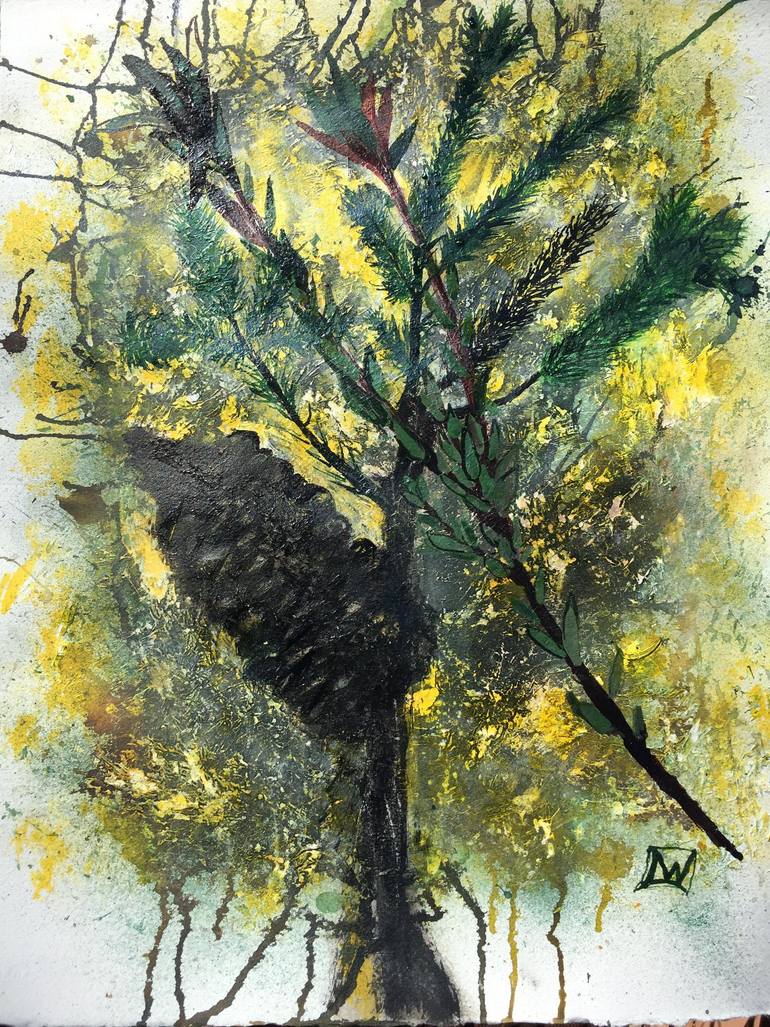 Inferno II Mixed Media by Lorraine Waugh | Saatchi Art