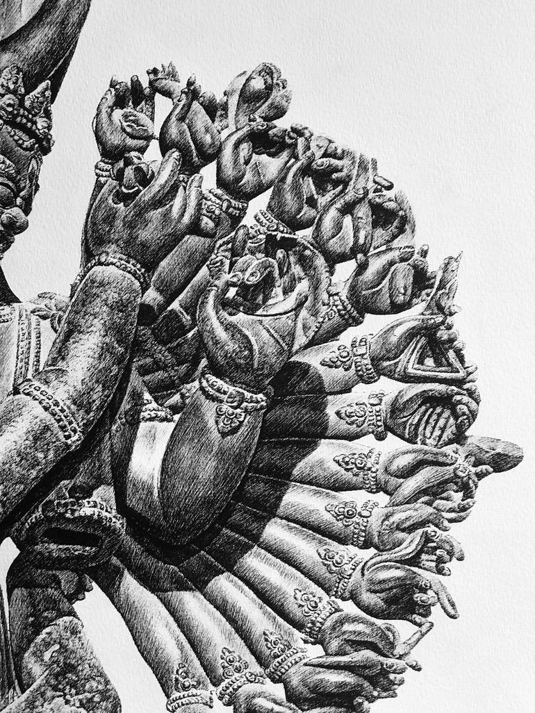 Sukhavara Samvara Drawing by Prashant Shrestha | Saatchi Art