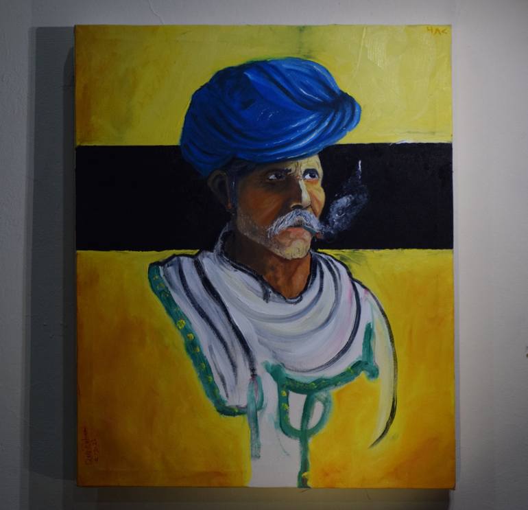 Odorless flower Painting by Qaiser Jan | Saatchi Art