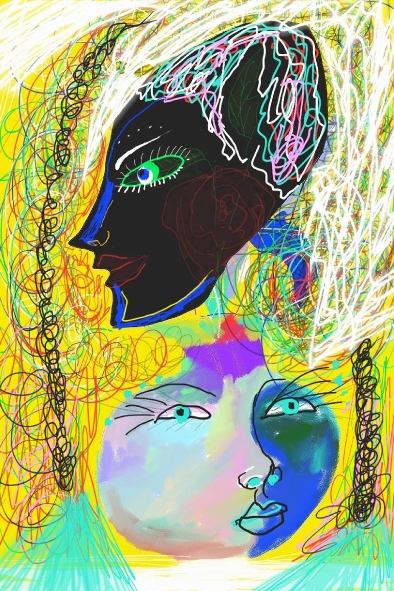 Lady bird Drawing by modern art | Saatchi Art