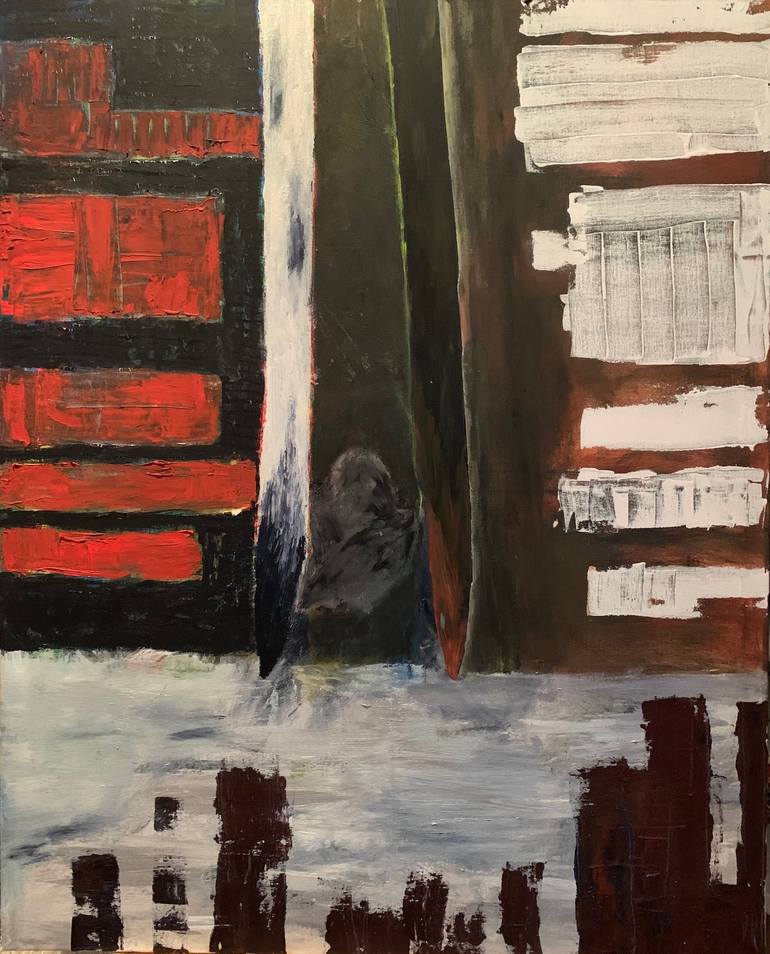 Accepting descent Painting by Andrew McCue | Saatchi Art