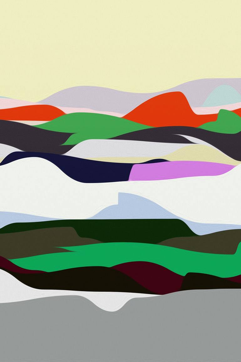 Landscape XXIX Painting by Daniel Nowak | Saatchi Art