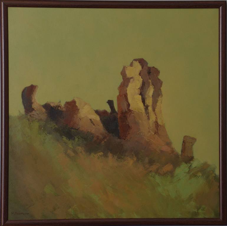 Rocks Painting by Ilian Georgiev | Saatchi Art