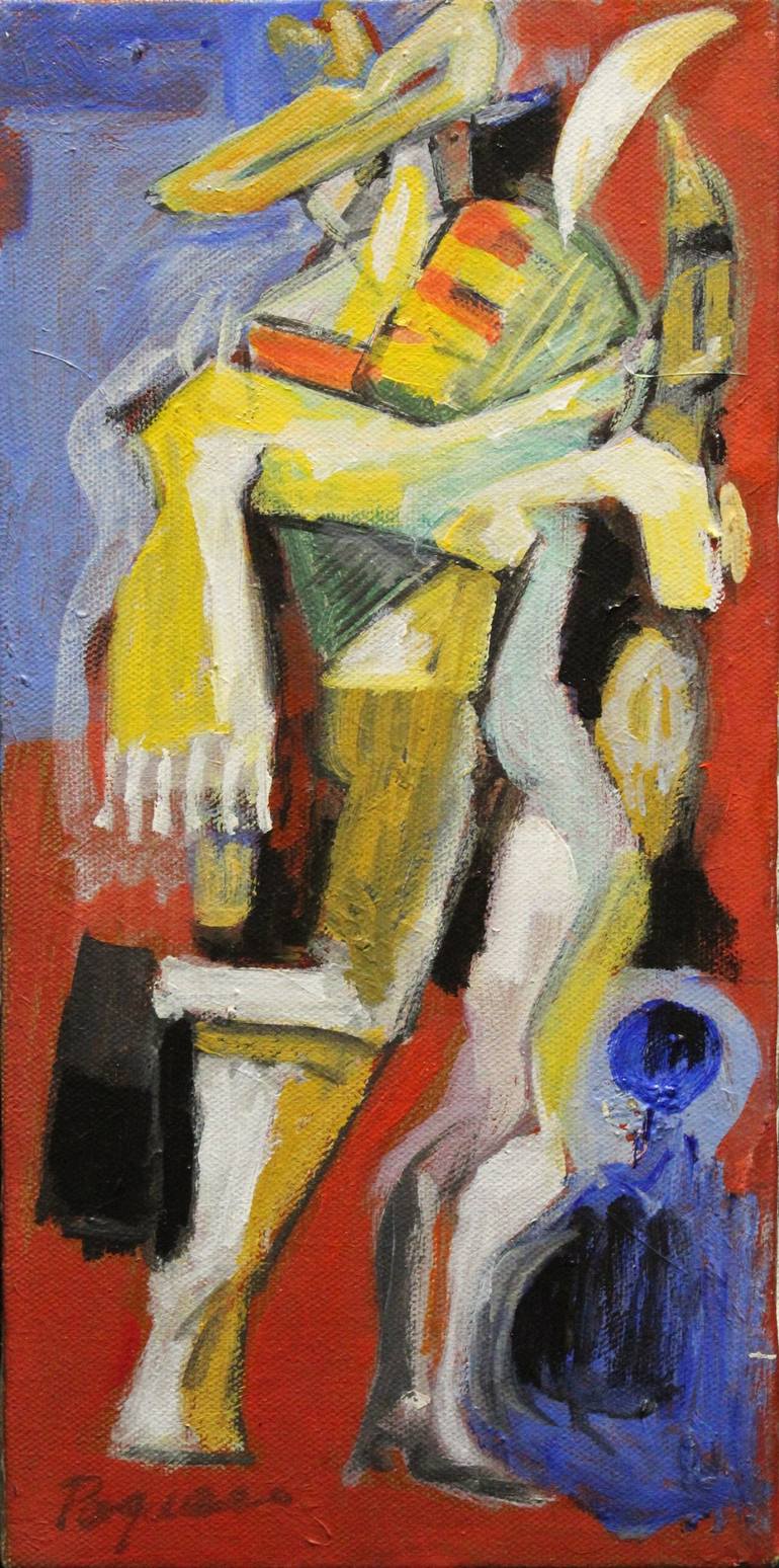 Study for: Embrace. Painting by Danilo Peguero | Saatchi Art