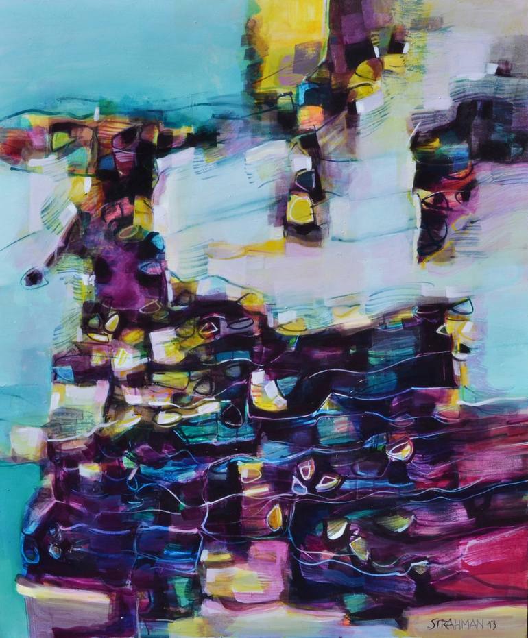 Becomings Painting by Edith Strahman | Saatchi Art