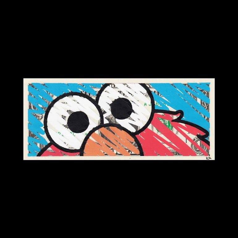 Elmo Scribble Painting by Kash Art by Kastellan | Saatchi Art