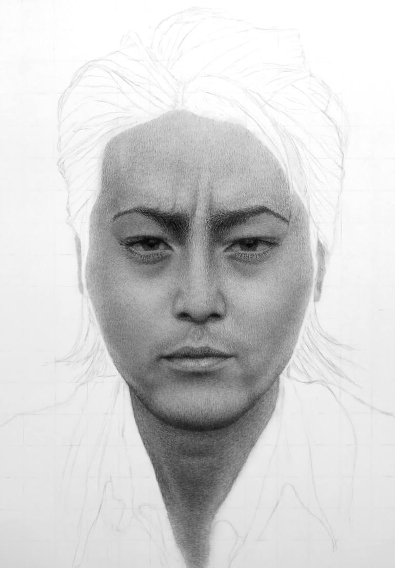 Tamao Serizawa Drawing by Hernawan Palastian | Saatchi Art