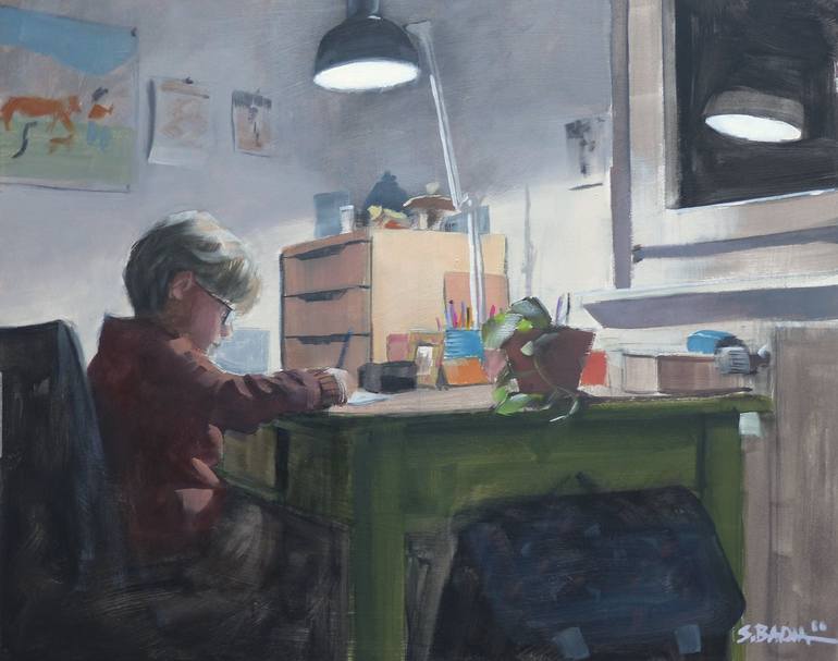 Timothy Painting by SéBastien Badia | Saatchi Art