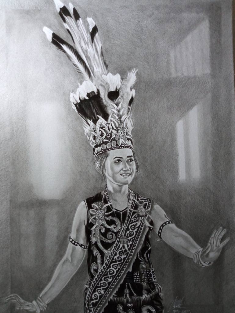 Culture of indonesia Drawing by Giofani bagoes | Saatchi Art