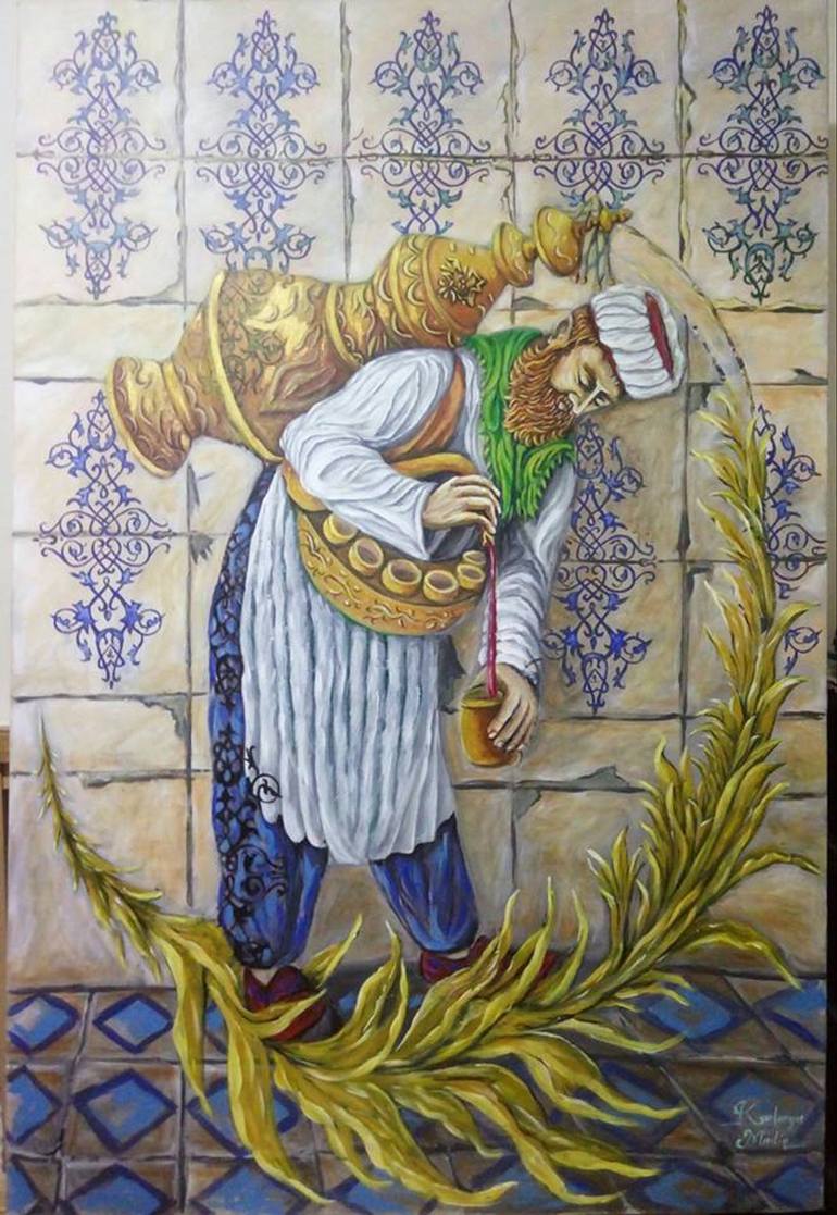 Ottoman Saka Painting by KıRlangıÇ Martin | Saatchi Art