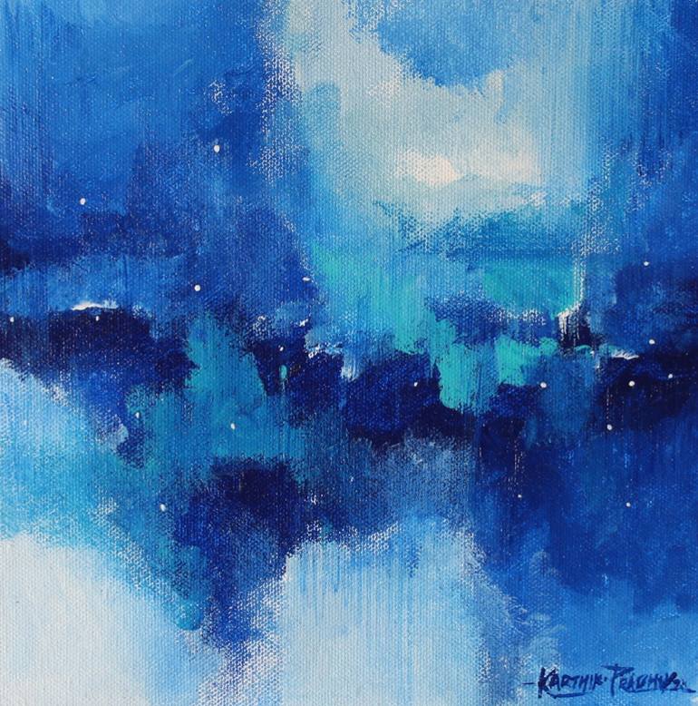 Sky Aerial View Painting by Karthik Prabhu | Saatchi Art