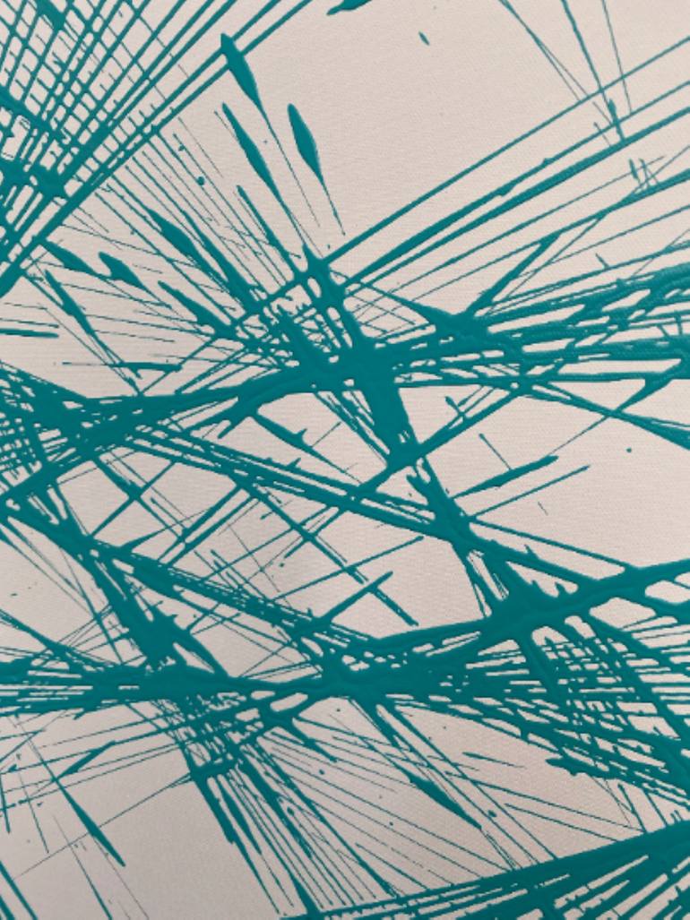 Controlled Chaos Caicos Painting by Andre Tourrette | Saatchi Art