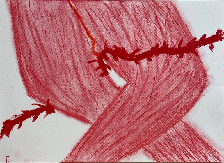 two centimeters of obstruction. Drawing by Tetiana Odegova-Nebogatykh ...