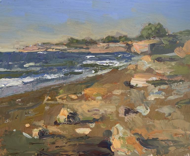 Pacifica beach Painting by Kate S | Saatchi Art