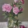 Peonies Painting by Kate S | Saatchi Art