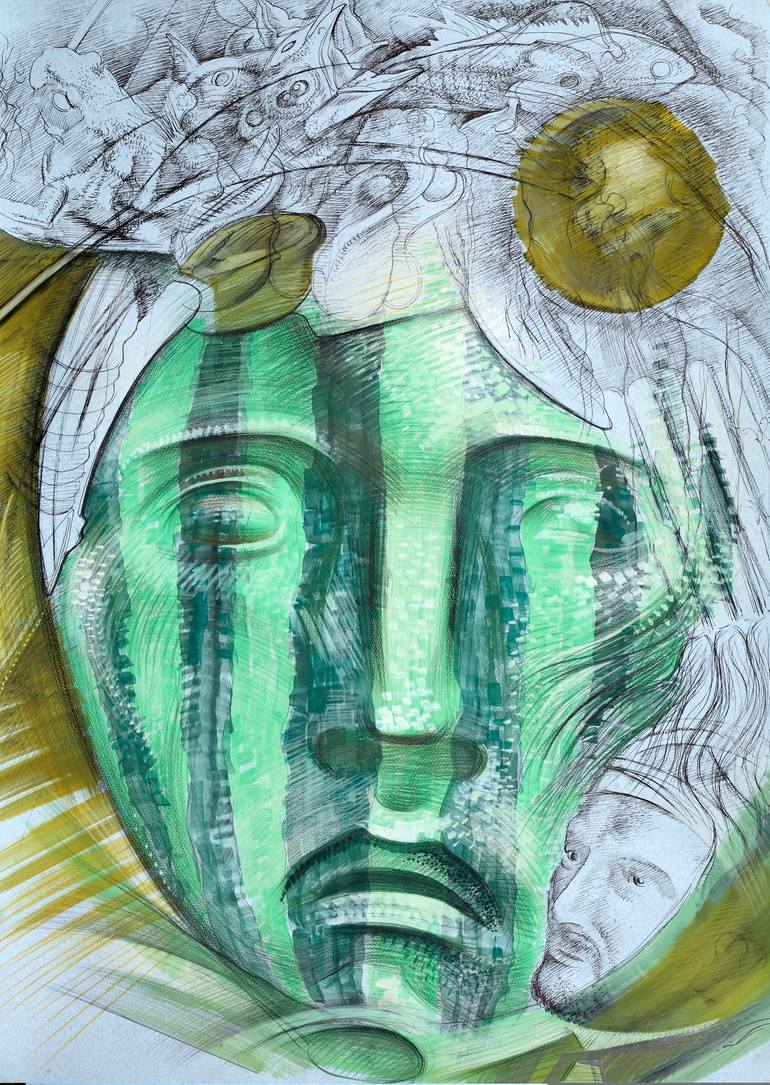 Poster 49 Drawing by Philipp Rukavishnikov | Saatchi Art