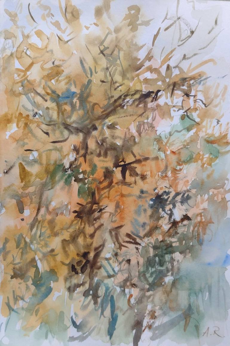 Walnut tree Painting by Antonia Rusu | Saatchi Art
