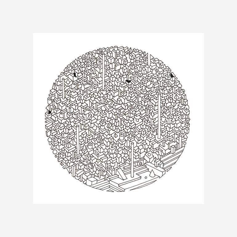 Unbridled Seeking Series | Surficial Void, 2019 Drawing by Darshil ...