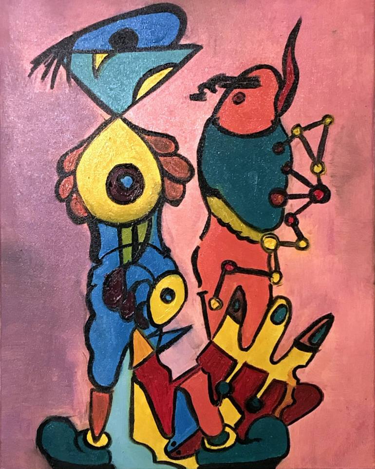 FISHMAN Painting by Minas Baghdasaryan | Saatchi Art