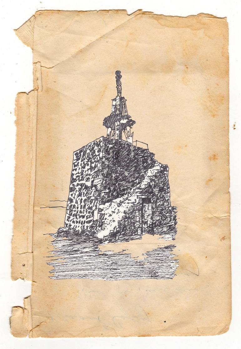 Costal Windmill Drawing by Gerald Knowles | Saatchi Art