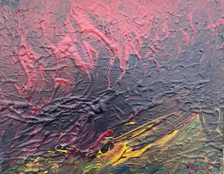 Cali Burning Painting by William Pickens | Saatchi Art