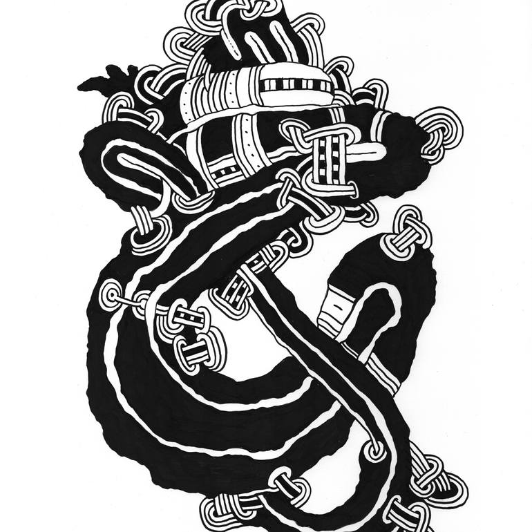 Clin d'œil à la louche Drawing by Sylvain Mesnard | Saatchi Art
