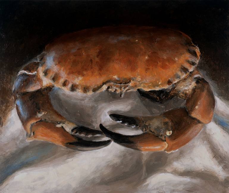 Crab Painting by Rutger Vos | Saatchi Art