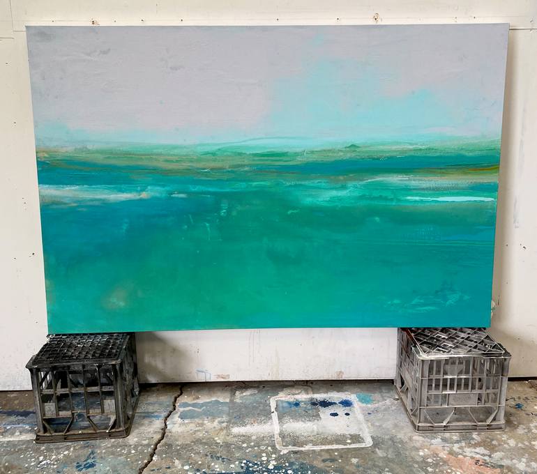 Present Moment: Rest Painting by Kathleen Rhee | Saatchi Art