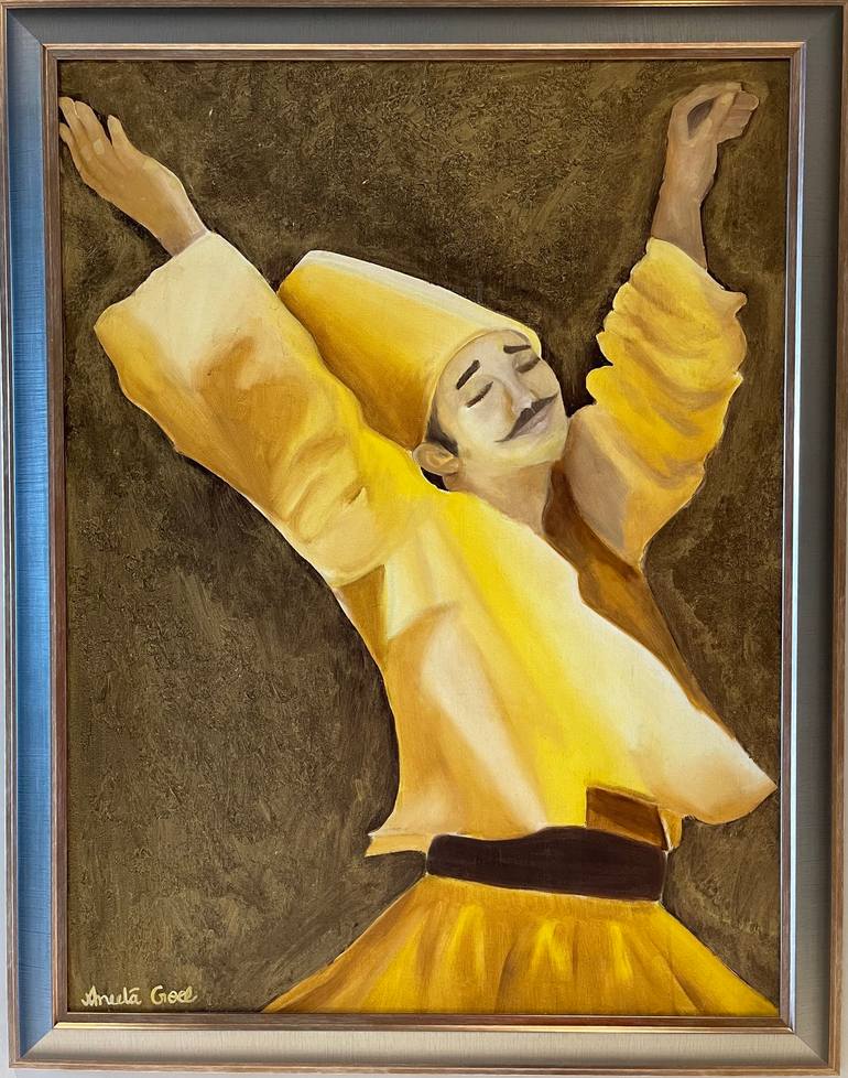 Whirling Dervish Painting by Anita Goel | Saatchi Art