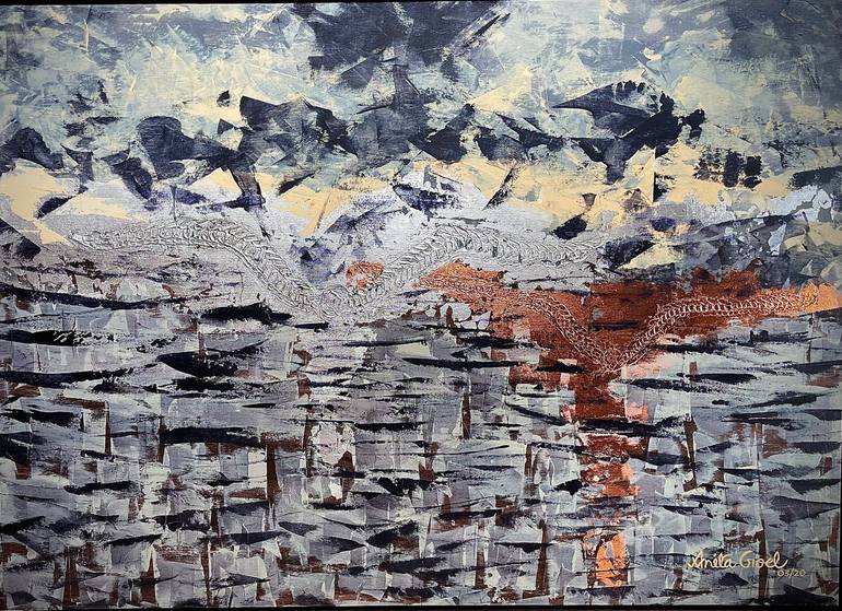 Udaan Painting by Anita Goel | Saatchi Art