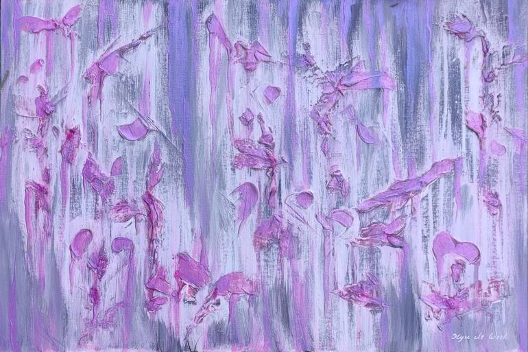 Abstract Pink Painting Pink Emotions N°1 Painting by Olga de Weck ...