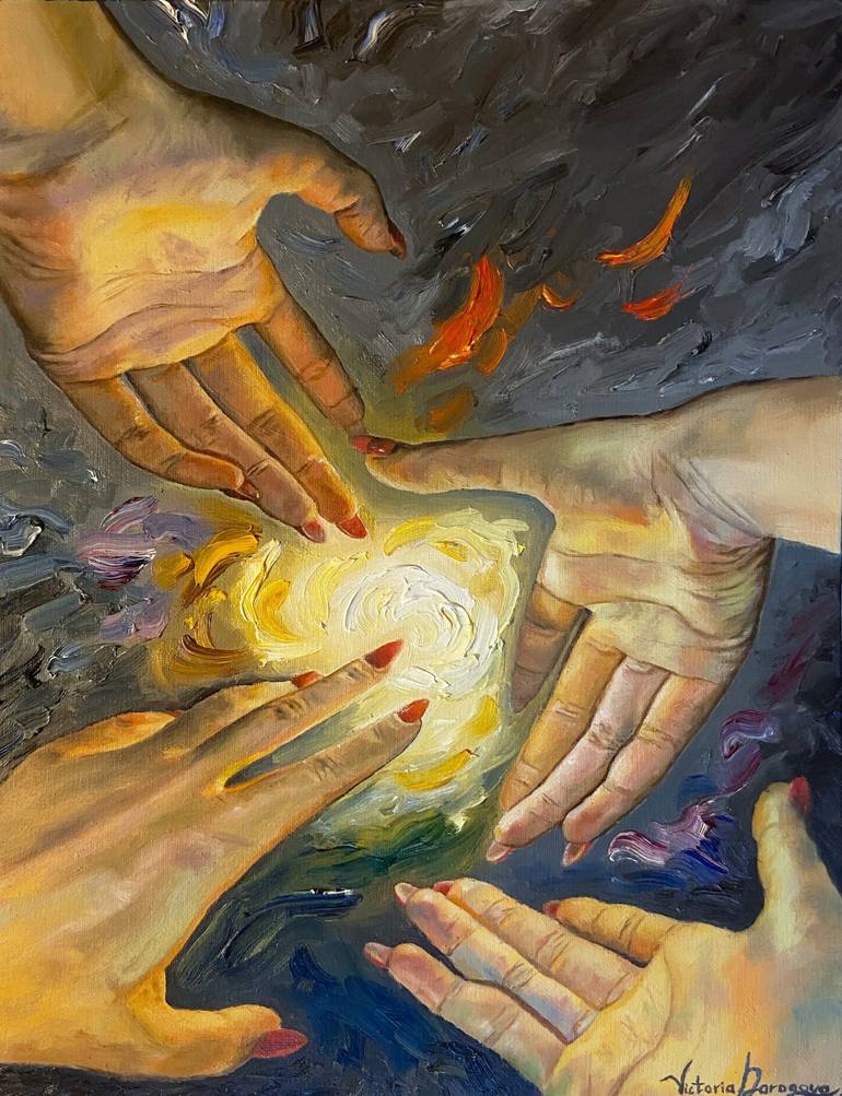 Aspiration Painting by Victoria Dorogova | Saatchi Art