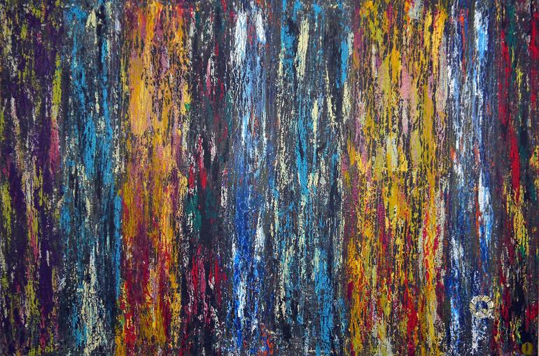 Punk Rainbow Painting by Freddie Quintana | Saatchi Art