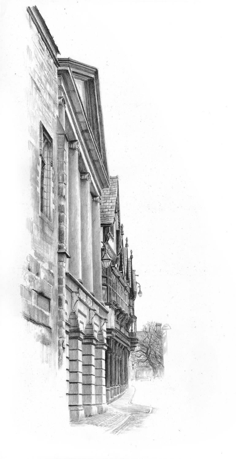 View from 1 Northgate Street Drawing by Jay Hurst | Saatchi Art