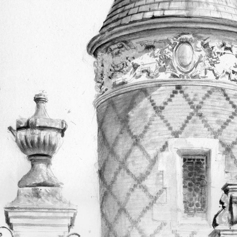 Overleigh Lodge Drawing by Jay Hurst | Saatchi Art