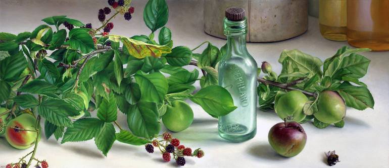 The Death of the Bee Painting by Jay Hurst | Saatchi Art