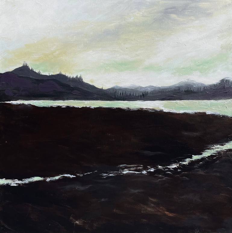 Coastal Dawn Painting by Lisa Coriell | Saatchi Art