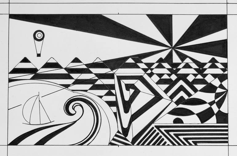 Order v. Chaos Drawing by Anthony McAloon | Saatchi Art