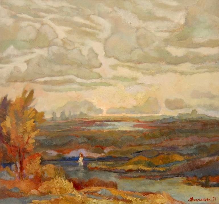 October. Painting by Anna Smolyanova | Saatchi Art