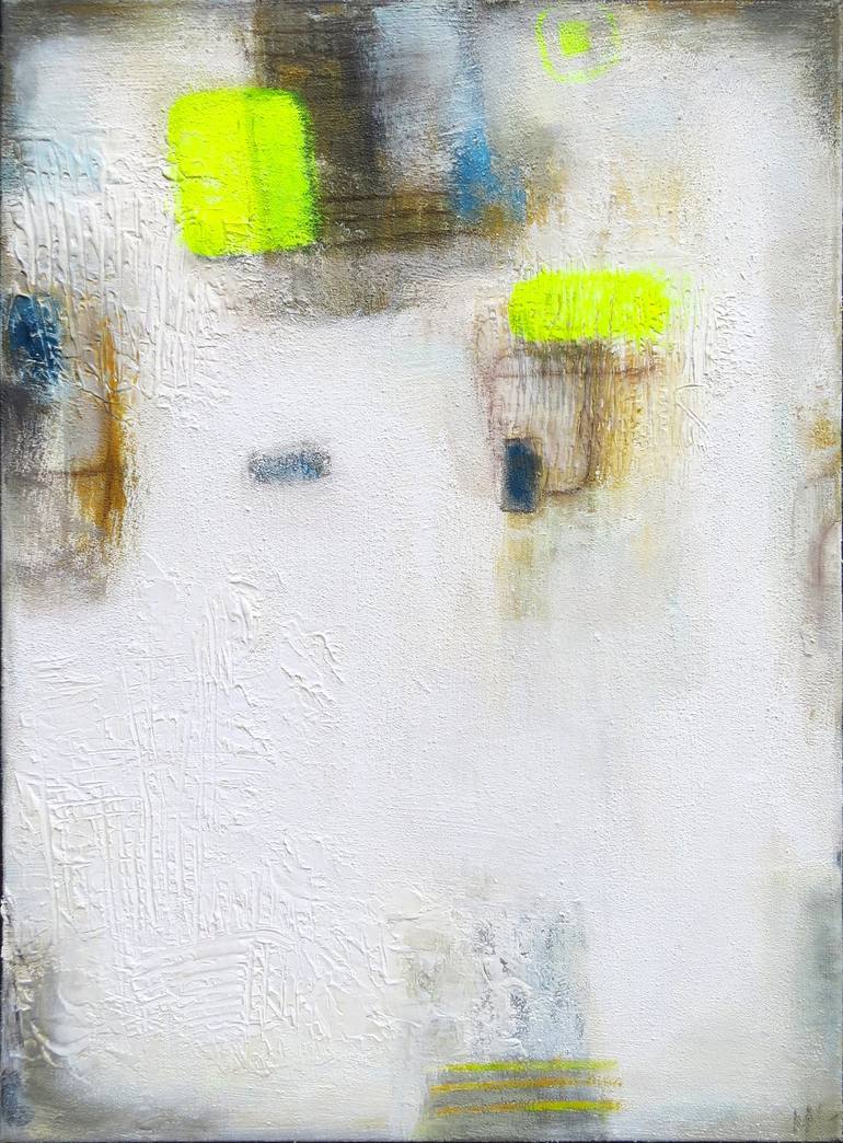 Neon Abstract Painting, Elixir of life, Textured Abstract Painting by ...