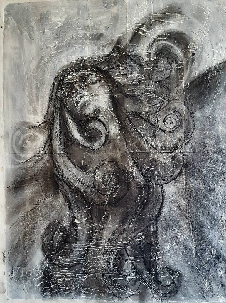 Ethereal Spirit Drawing by Diedra Stone-McGrory | Saatchi Art