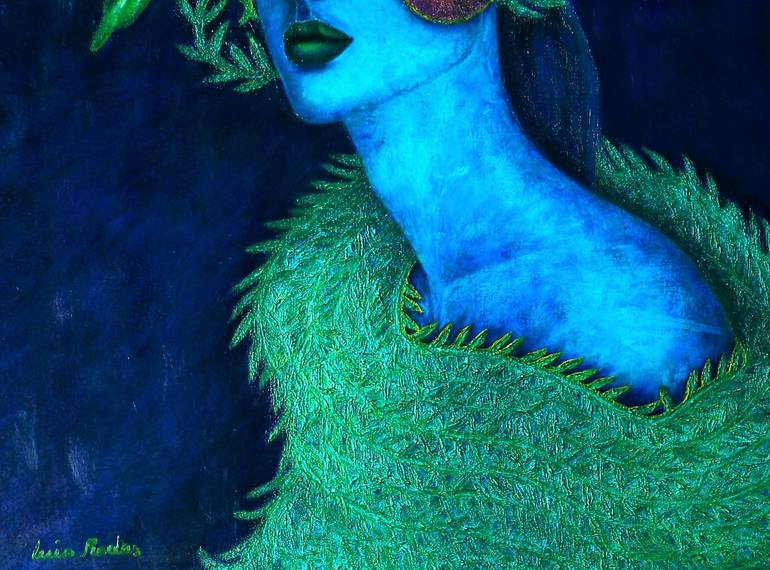 Soy Divina Painting by luis Alvarez Rodas | Saatchi Art