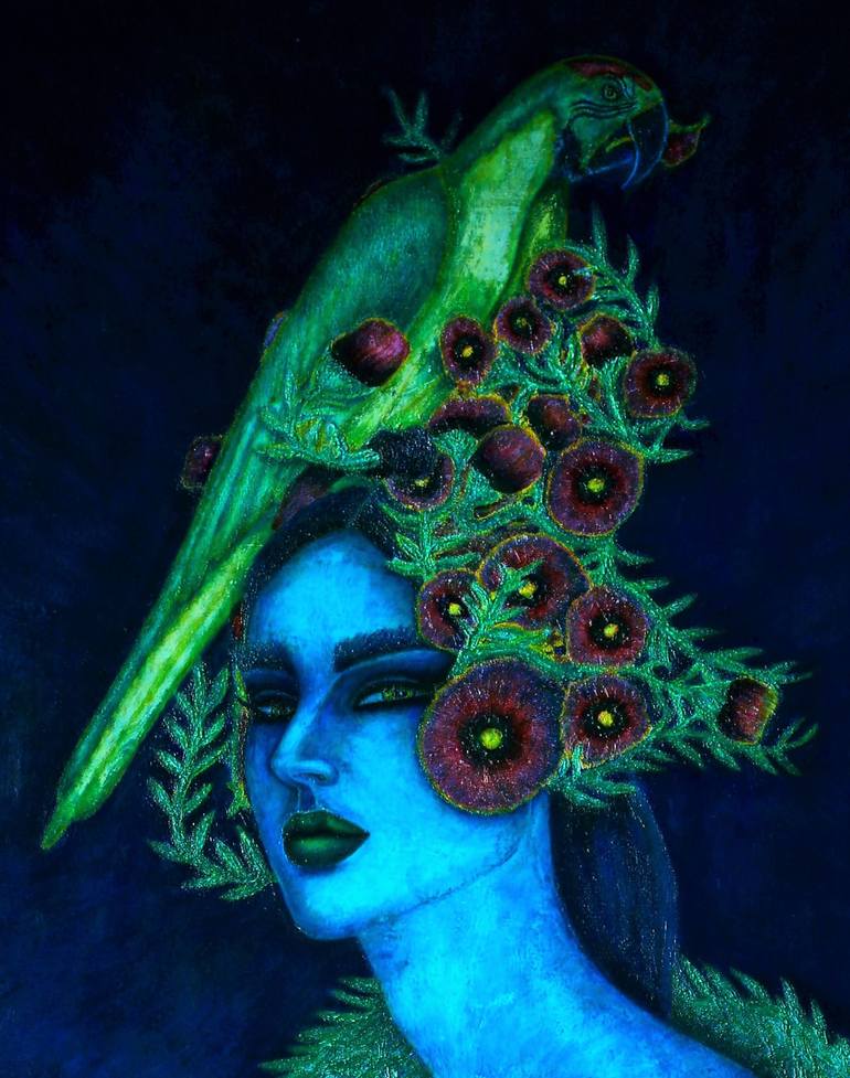 Soy Divina Painting by luis Alvarez Rodas | Saatchi Art