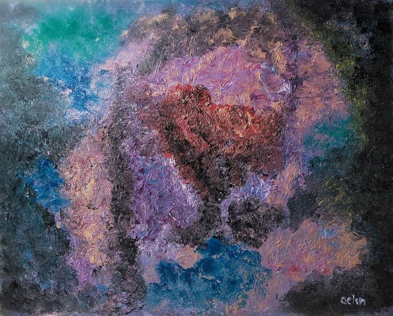 deep sea tranquility Painting by Ulin Nuha | Saatchi Art