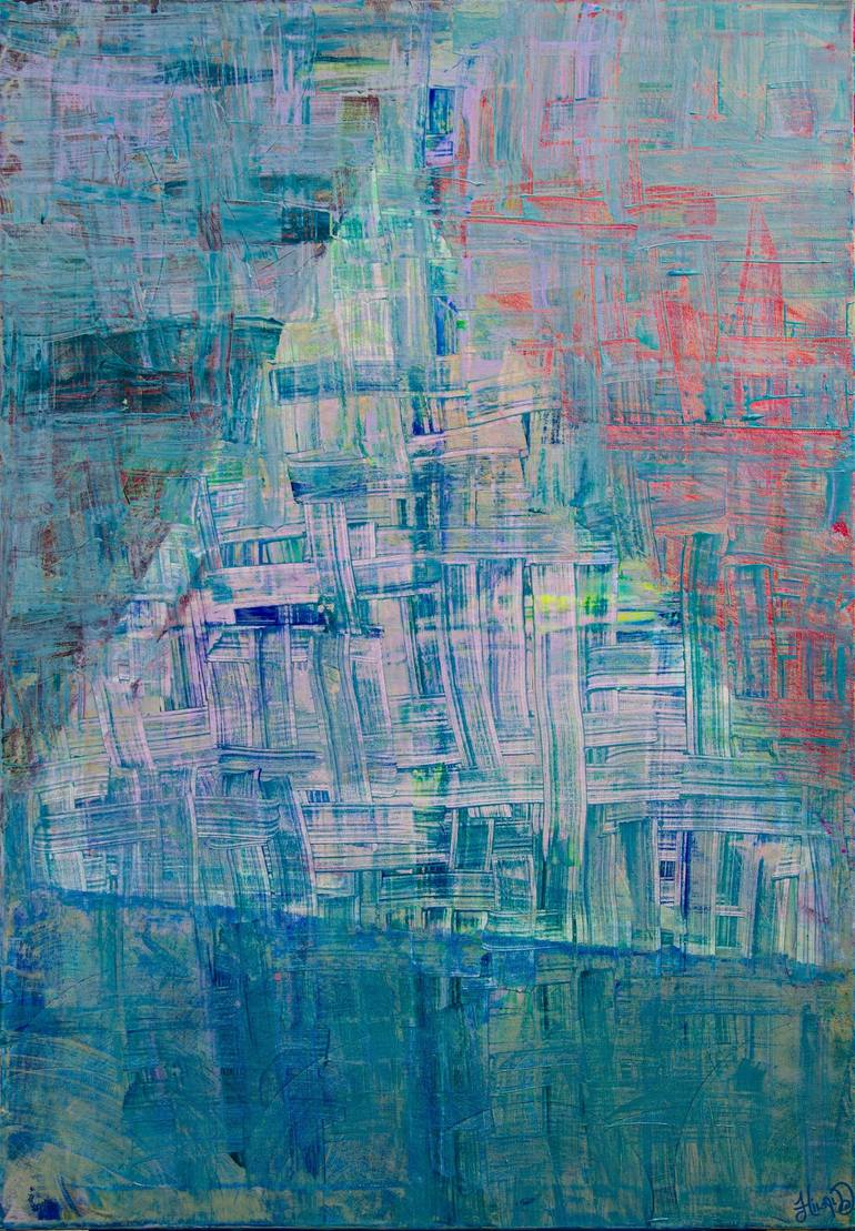 Time Warp Painting by Hilal Durdaşoğlu | Saatchi Art