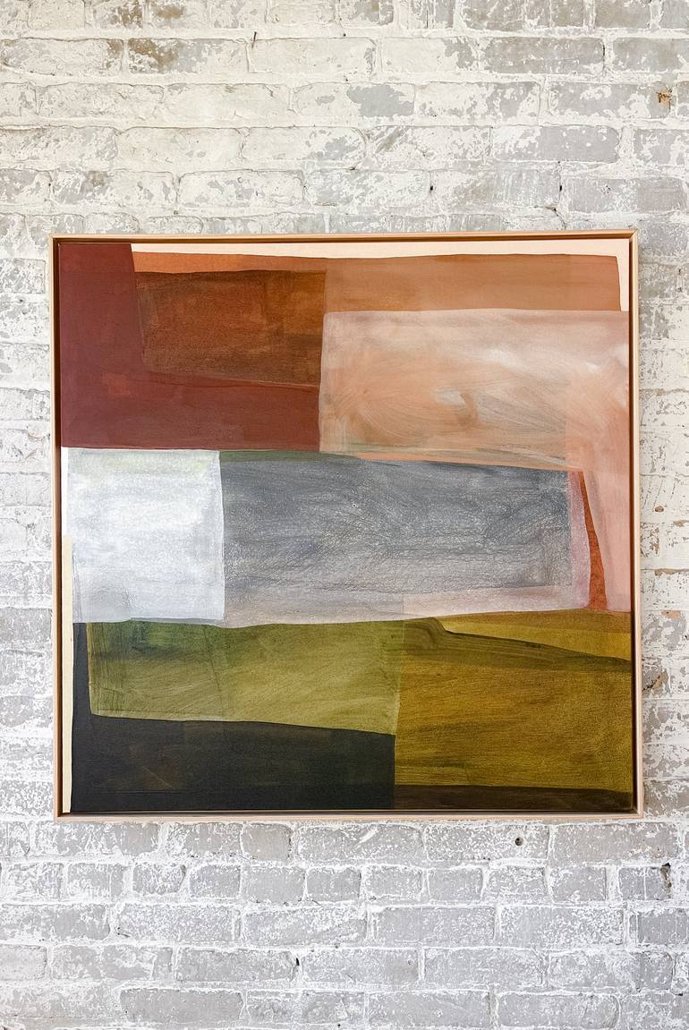 Terra Cotta Painting by Gina Gaetz | Saatchi Art