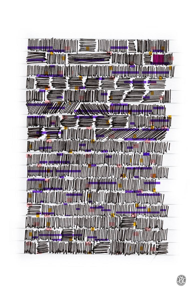 Density 1 Drawing by Matt Ganser | Saatchi Art