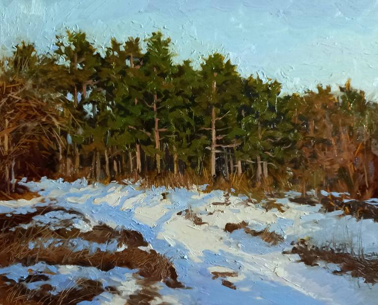 frost spray Painting by Игорь Симелин | Saatchi Art